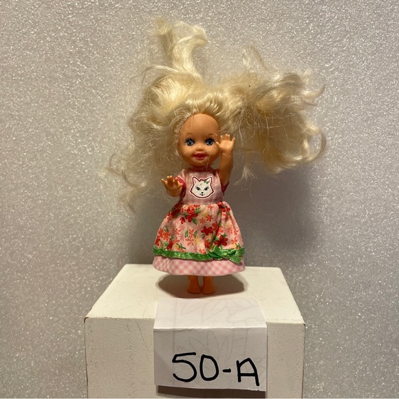Barbie | Toys | Mattel Kelly Doll 994 Lil Barbie Toy Blond Hair Blue ...